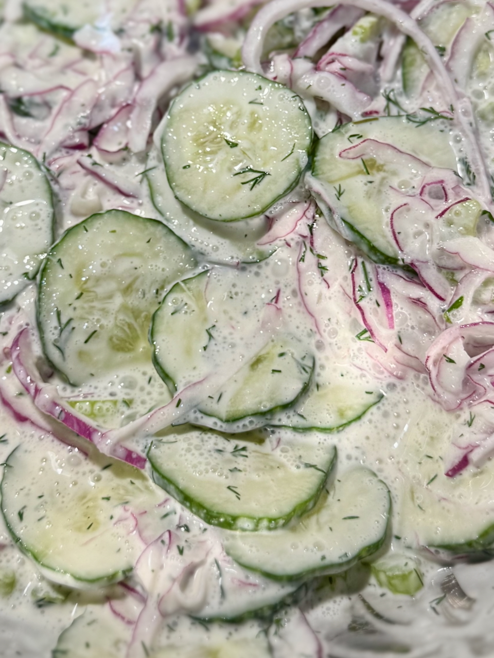 Creamy Cucumber Salad - DannyEckes.com